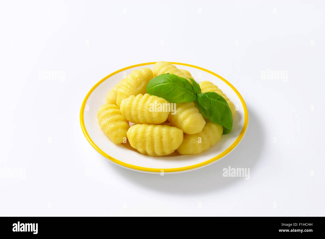 Plate with gnocchi hi-res stock photography and images - Alamy