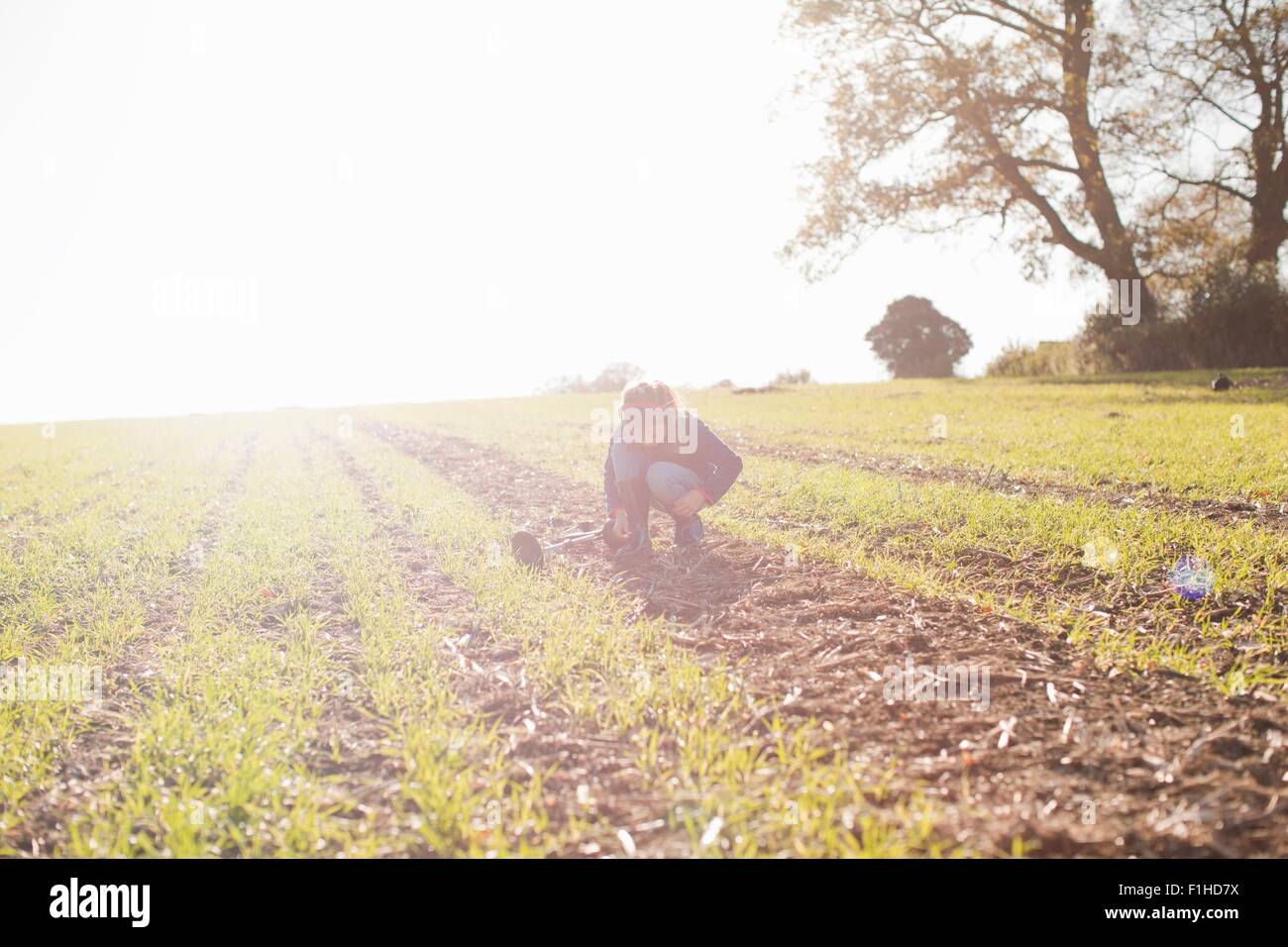 Person Using Metal Detector High Resolution Stock Photography and ...