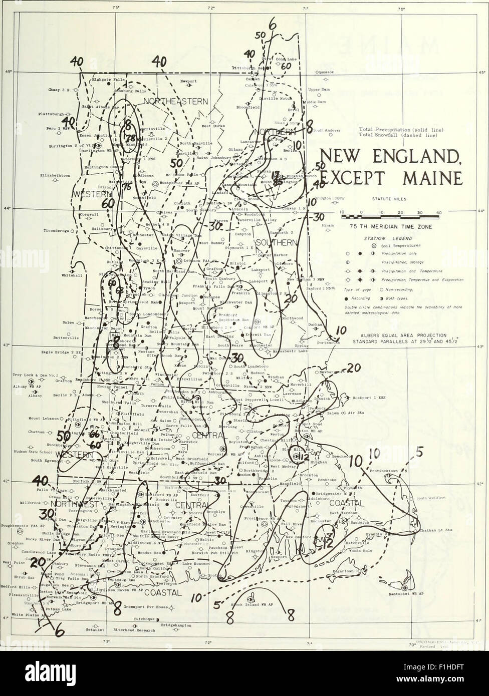 Climatological map hi-res stock photography and images - Alamy