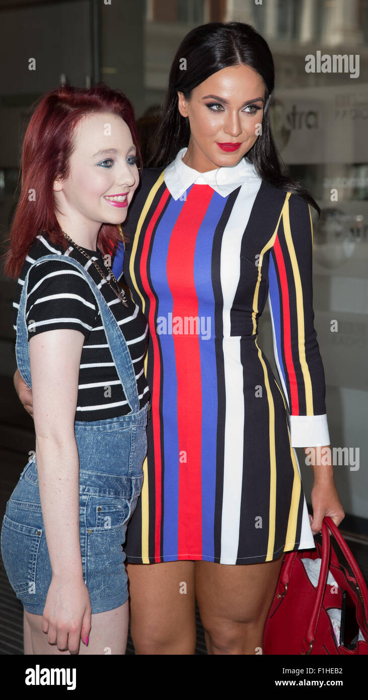 Vicky Pattison arriving the BBC Radio 1 studios Featuring: Vicky ...