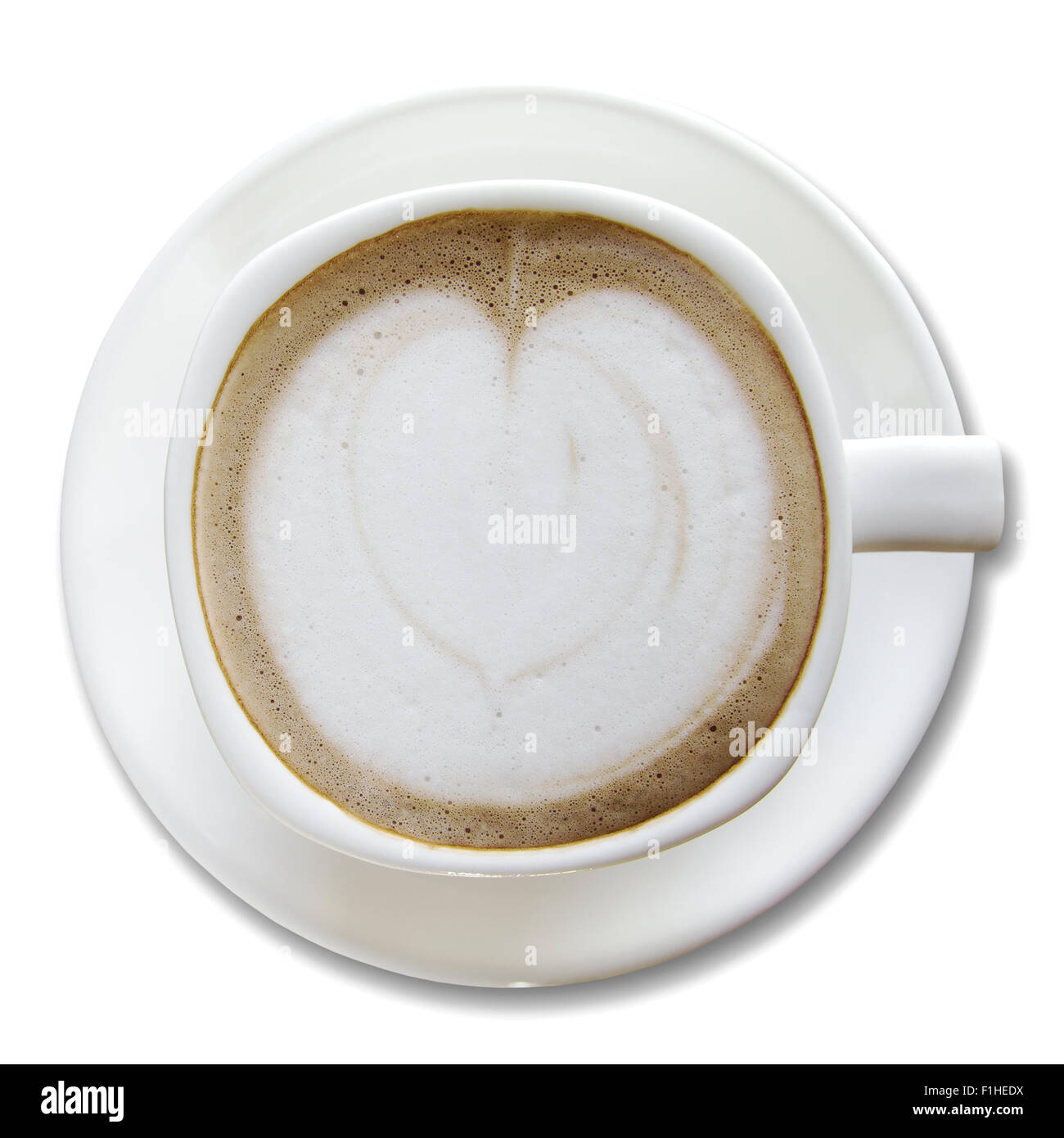 Cup drink on white Cut Out Stock Images & Pictures - Alamy