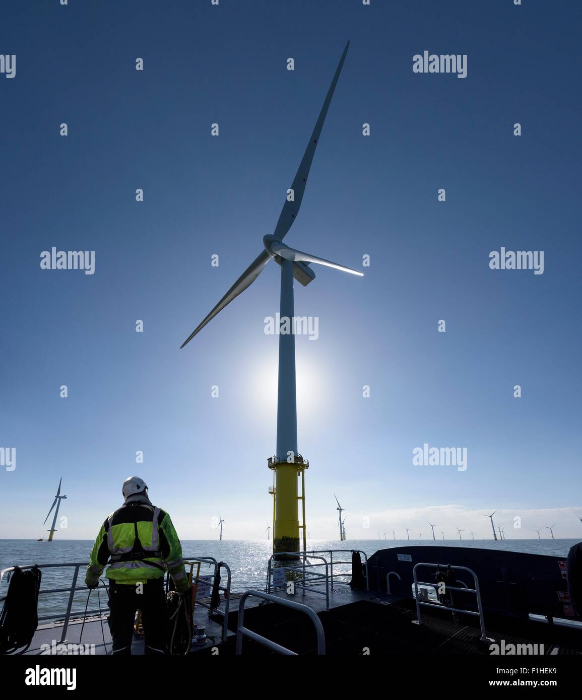 Offshore windfarm support boat hi-res stock photography and images - Alamy