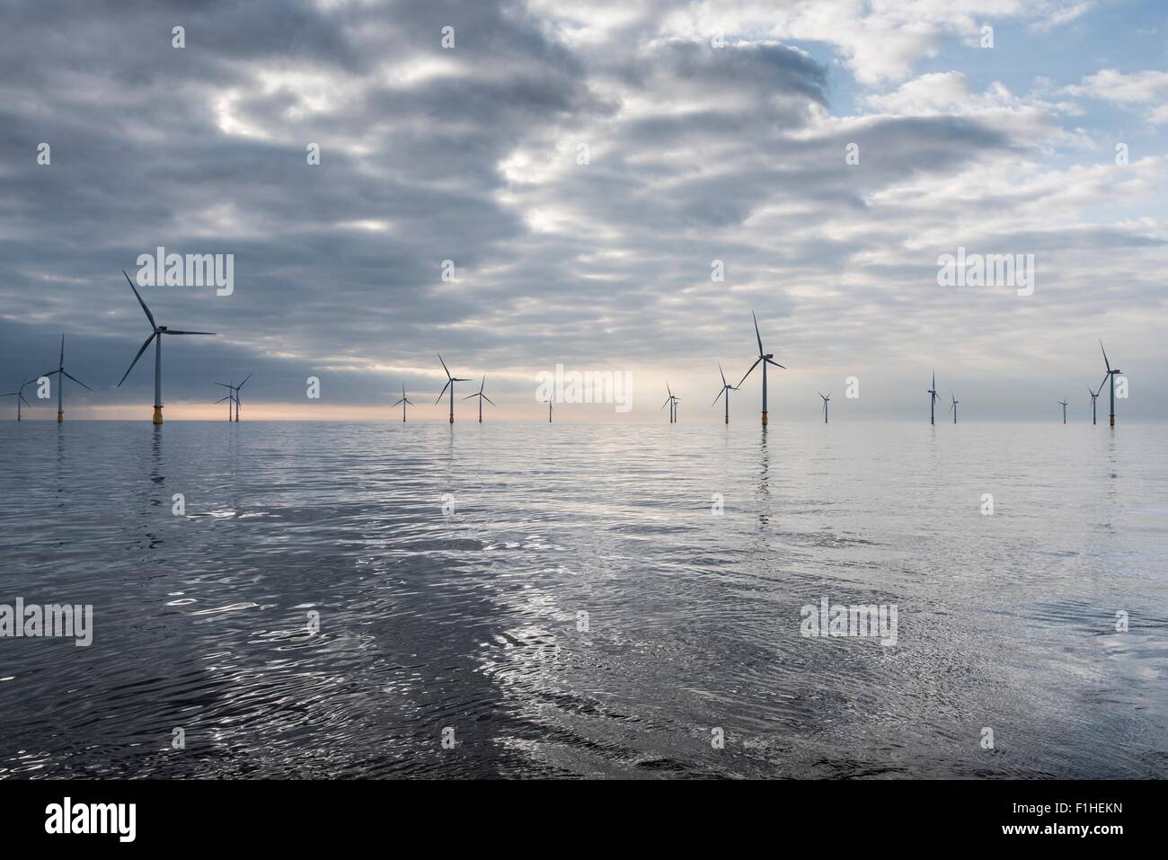 Windfarm at sea hi-res stock photography and images - Alamy