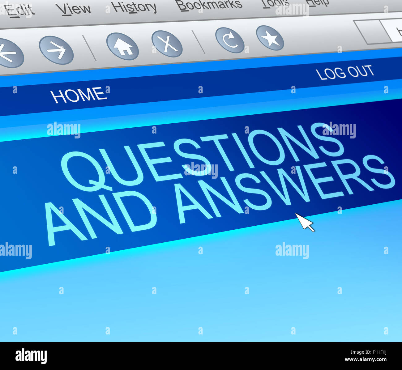 Questions and answers concept Stock Photo - Alamy