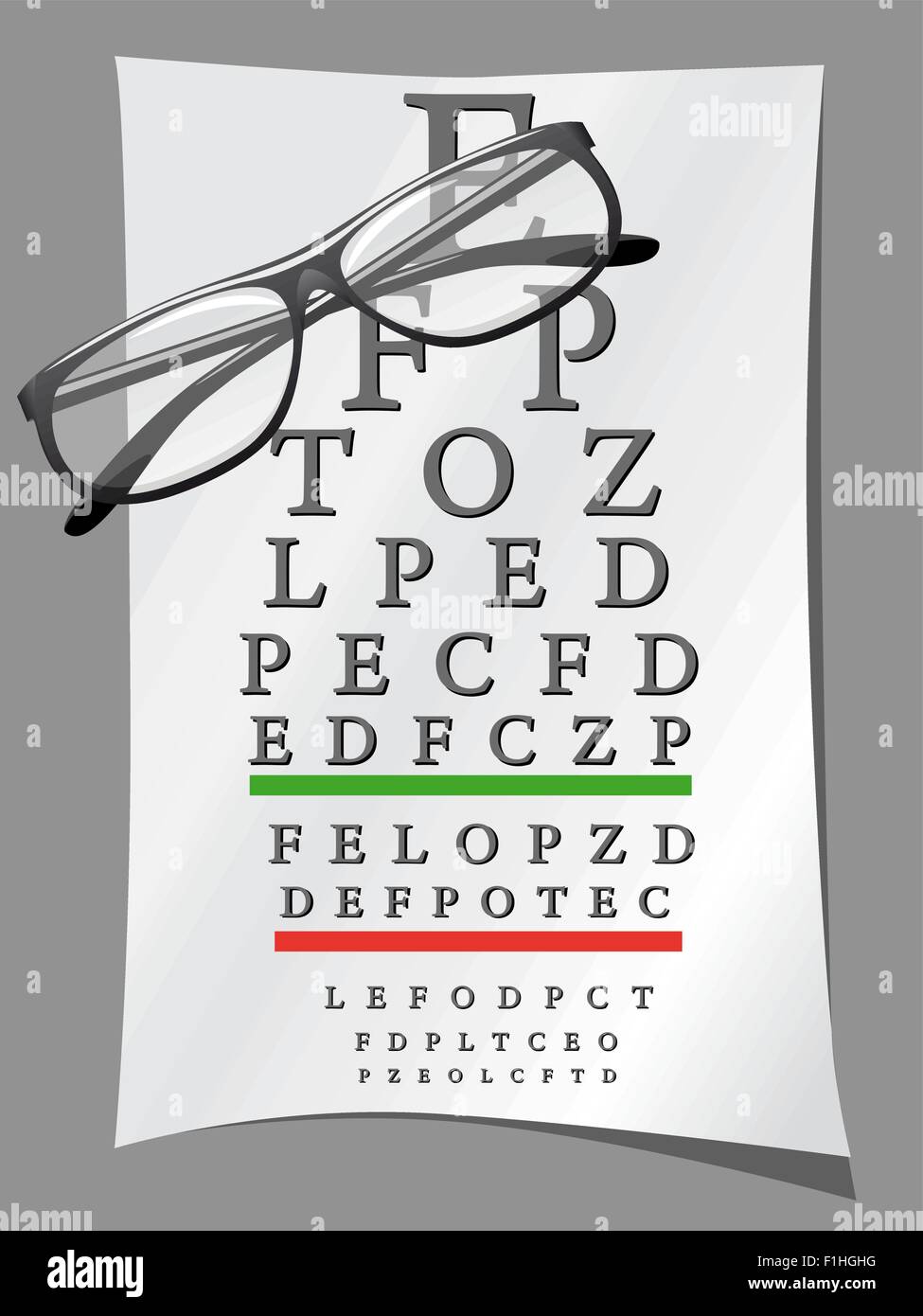 Diopter myopia eye vision Stock Vector Images - Alamy