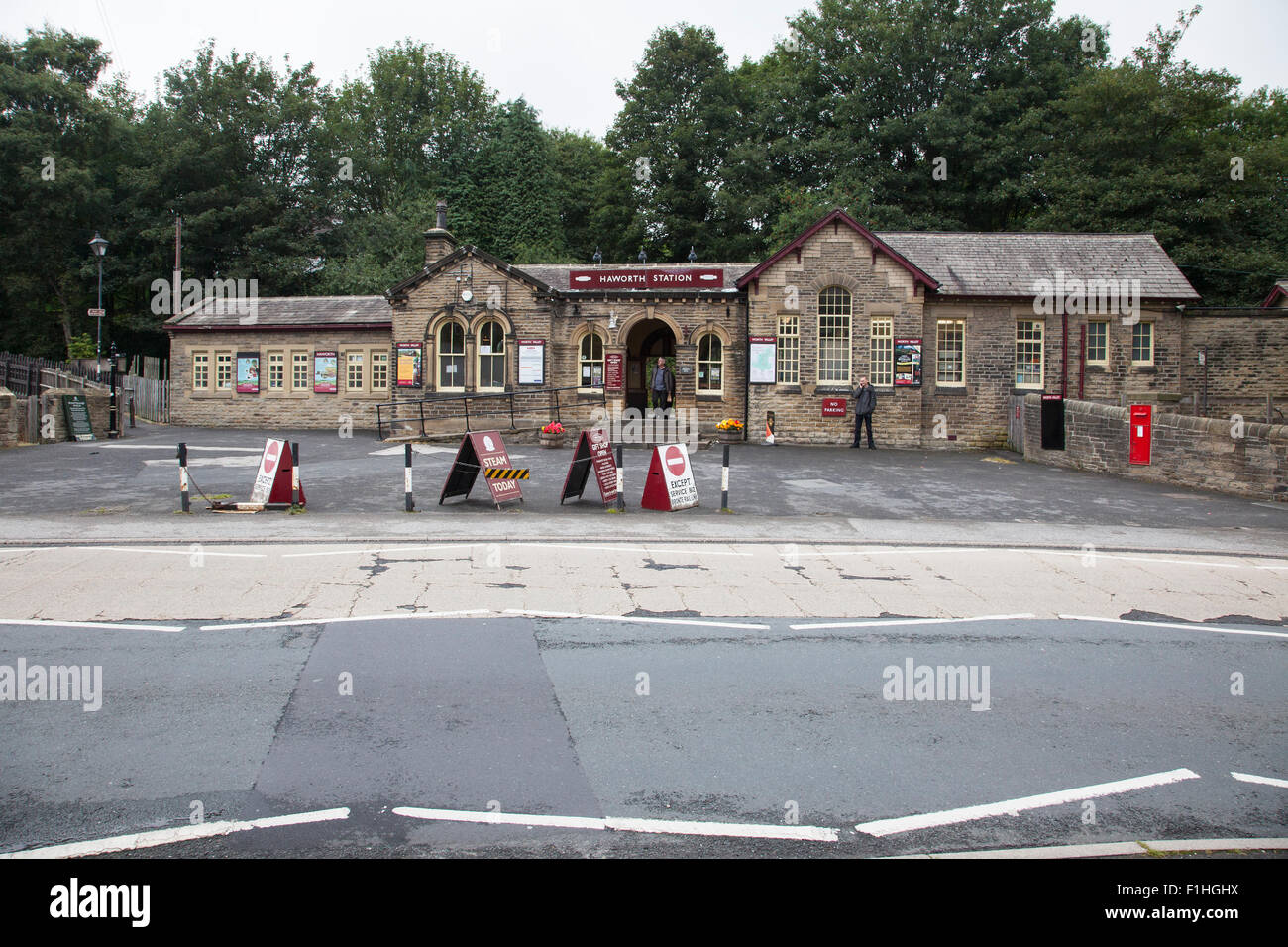 Haworth Railway station in West Yorkshire famous for being en route the ...