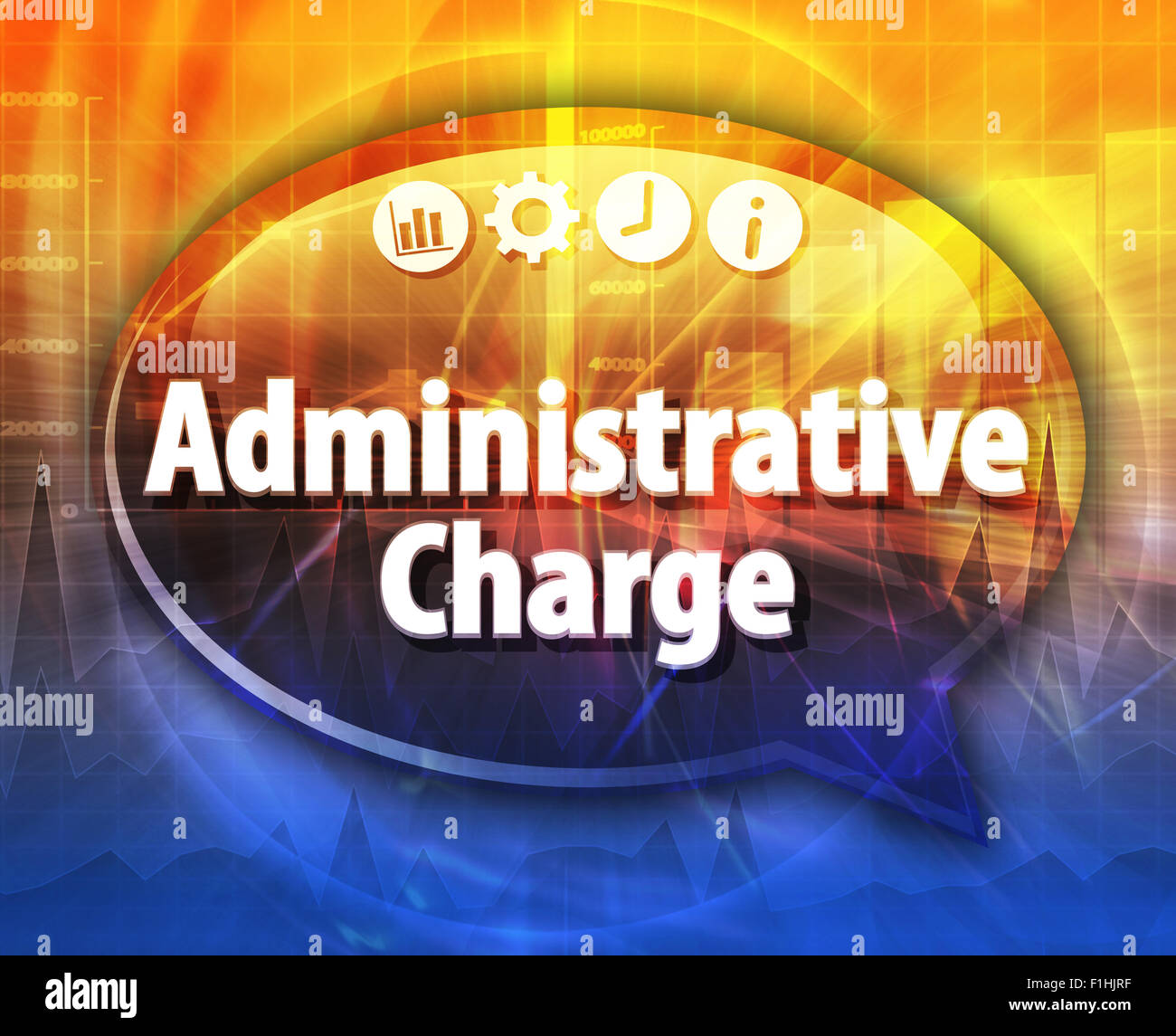 Speech bubble dialog illustration of business term saying ...