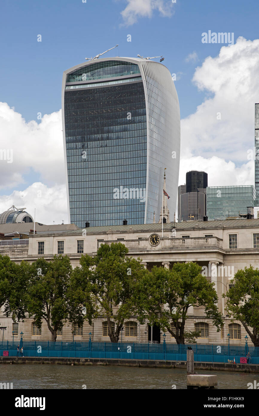 The walkie Talkie building in London as seen from the River Thames ...