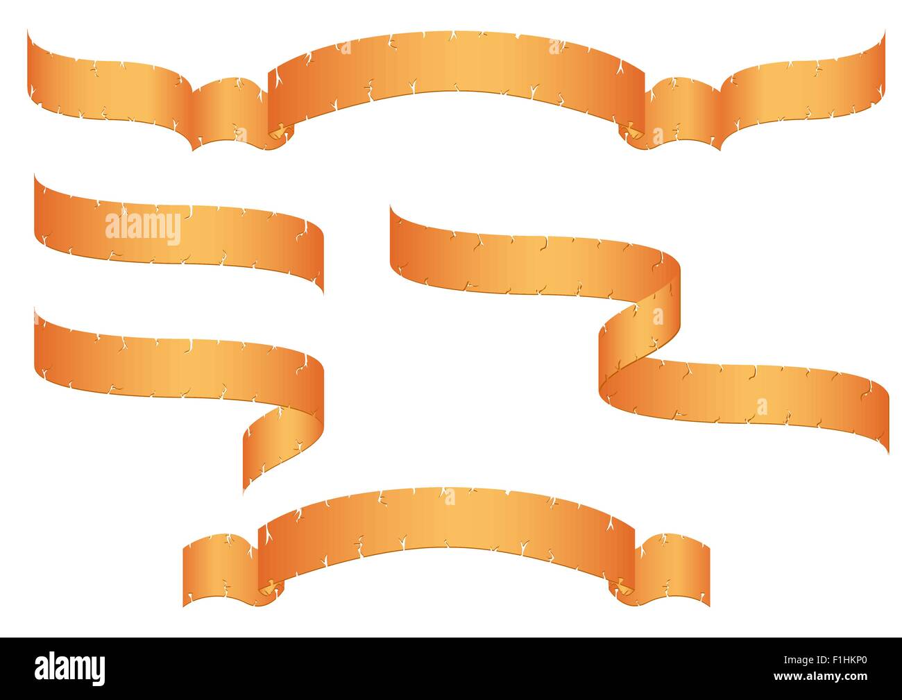 old banners isolated on white background vector illustration Stock ...