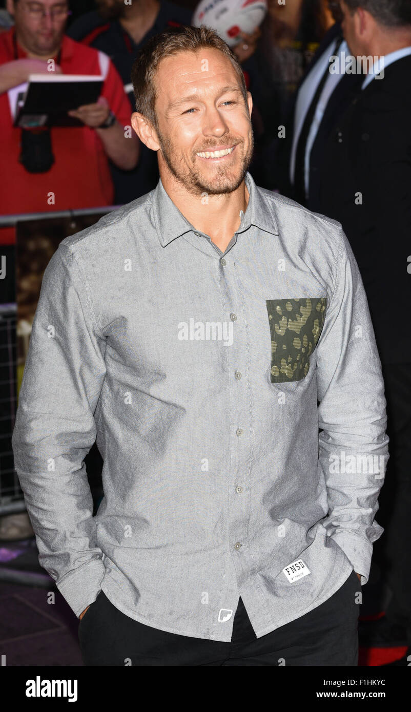 London, UK. 1st September, 2015. Jonny Wilkinson at the World Premiere ...