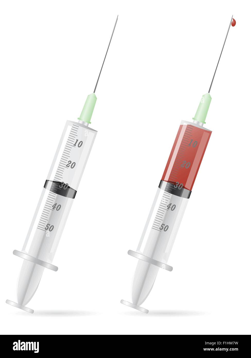 syringe vector illustration isolated on white background Stock Vector ...