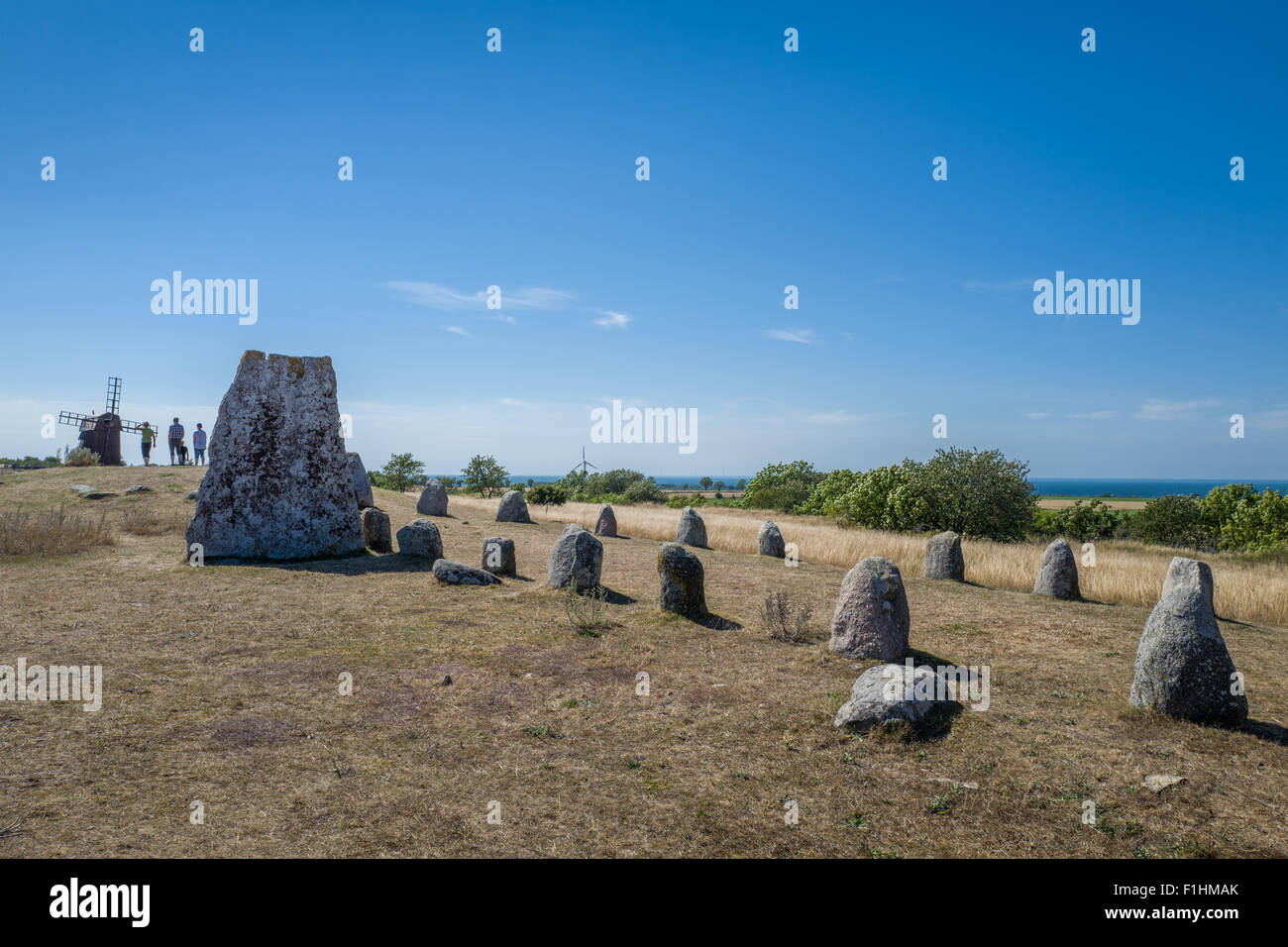 Scandinavian stone ship hi-res stock photography and images - Alamy