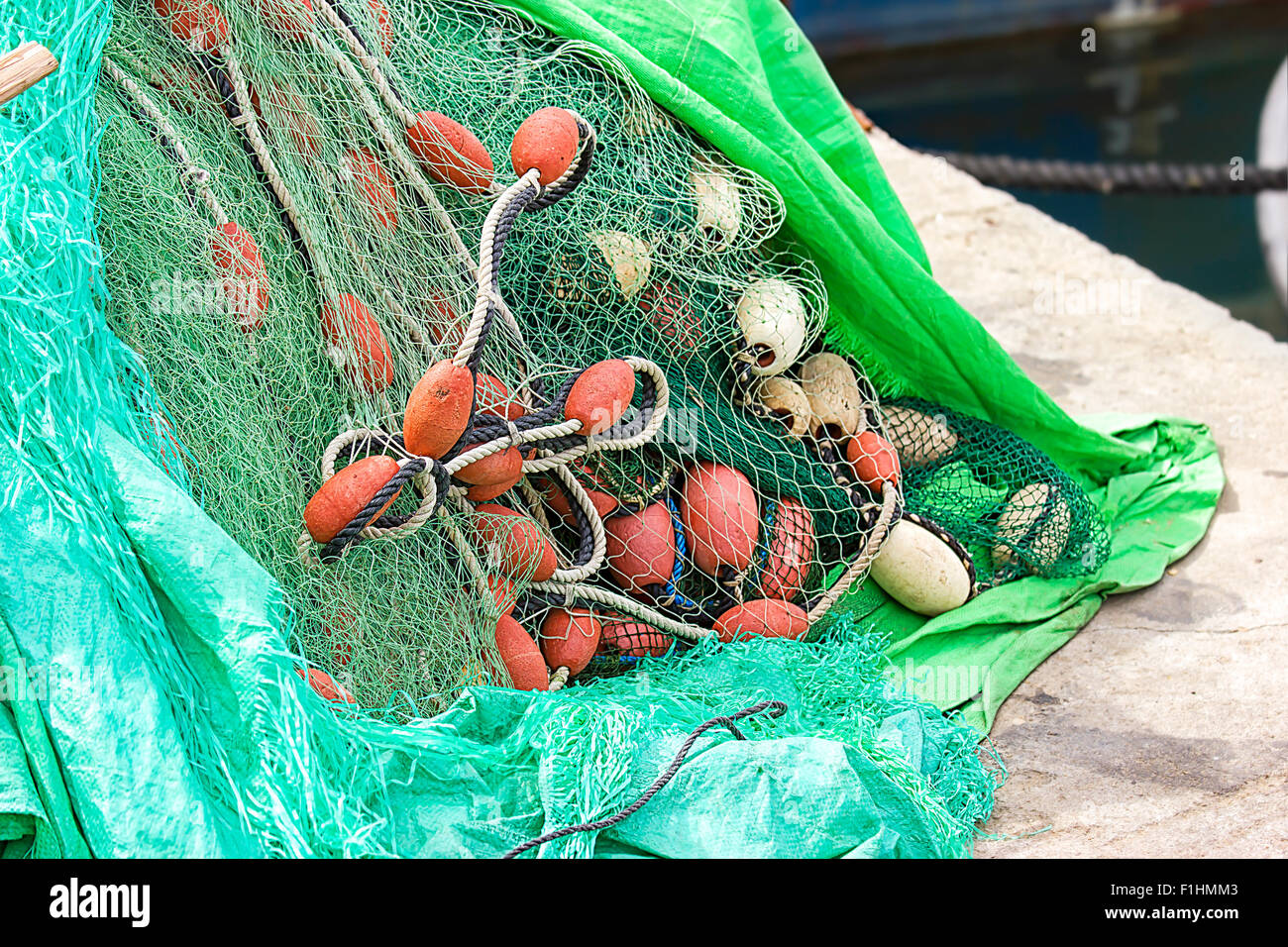Fish net cable hi-res stock photography and images - Alamy