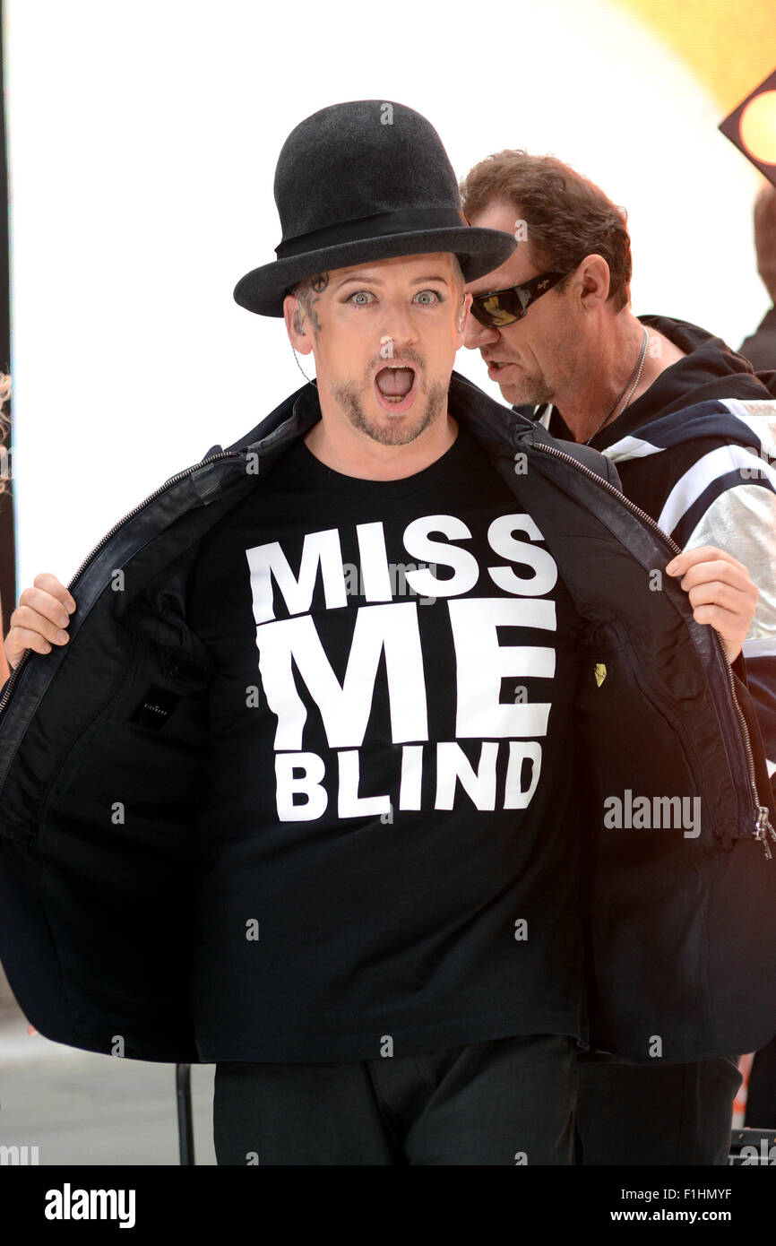 Boy George performs live on NBC's 'Today' Show Featuring: Boy George ...