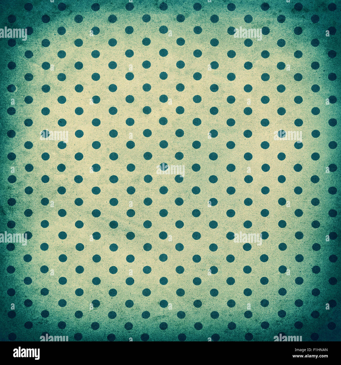 Turquoise Glitter Polka Dots