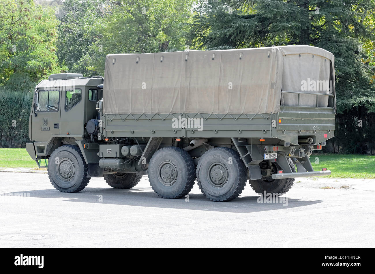 Camouflage armored truck hi-res stock photography and images - Alamy