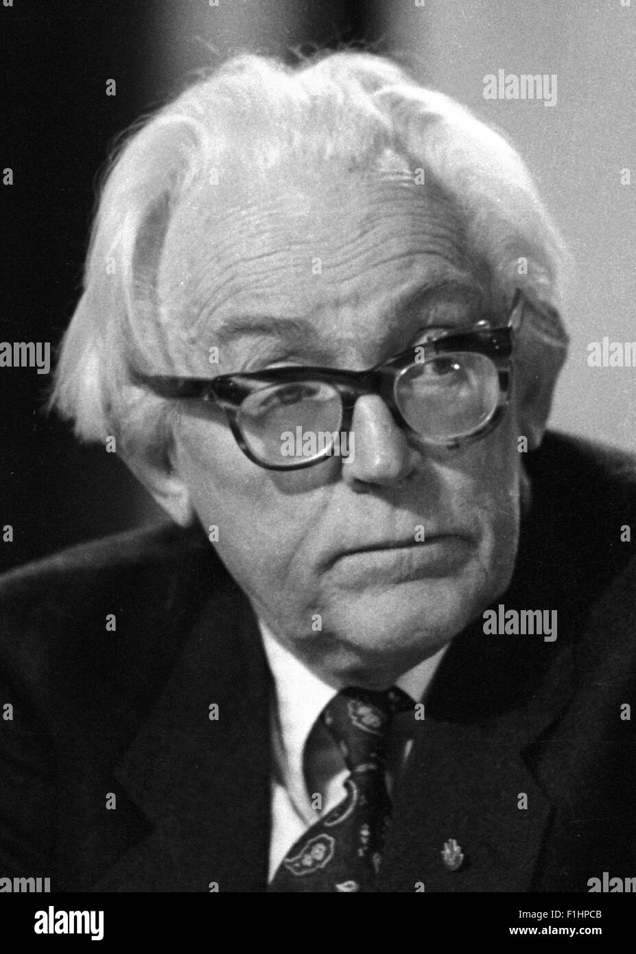 Michael Foot MP British Labour Politician - exclusive image by David ...