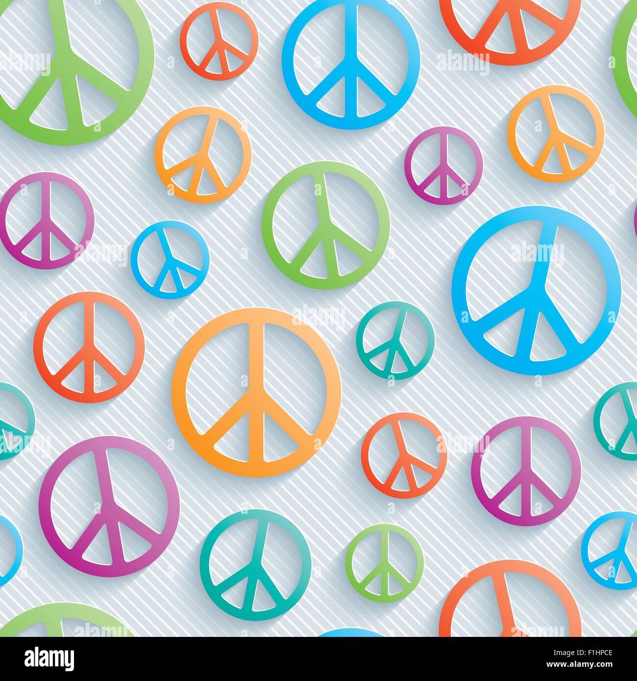 Peace Sign Funky Retro Backgrounds