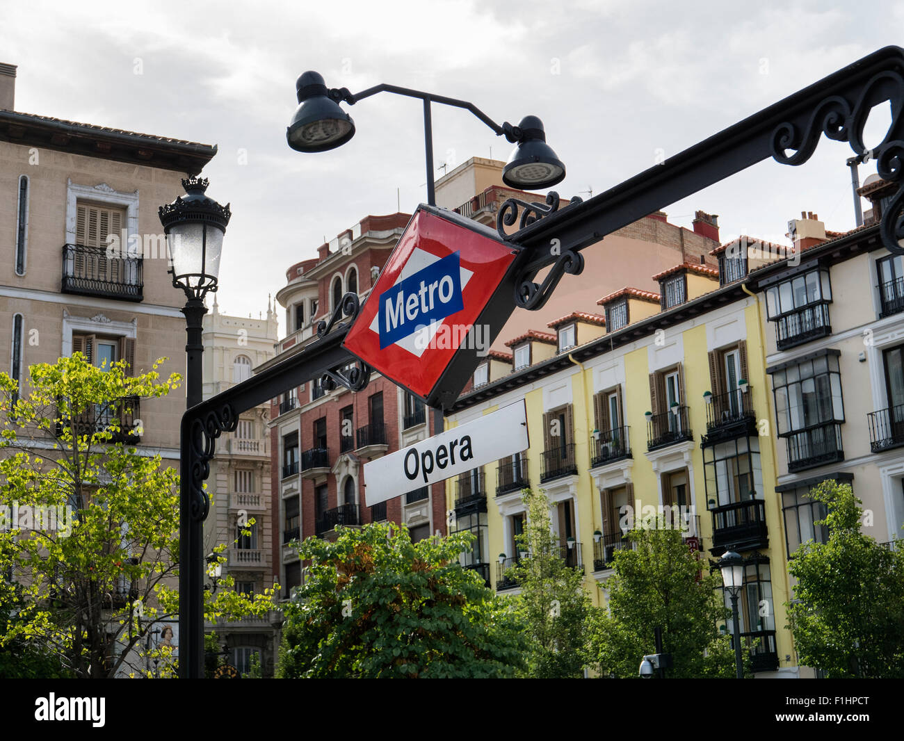 Opera Metro station, Madrid, Community of Madrid, Spain Stock Photo - Alamy