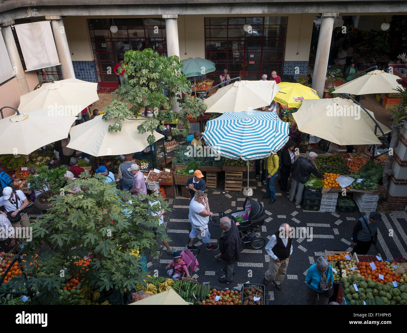 The Fruit, Vegetable and Flower Market, Funchal, Madeira, Portugal ...