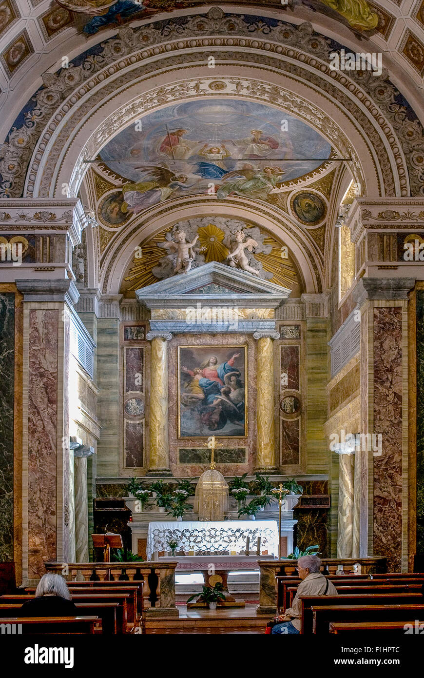 Italy Marche Macerata Church of St Maria della Porta Stock Photo - Alamy