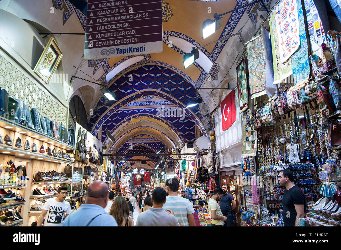 TURKEY, ISTANBUL: The Grand Bazaar (Kapalıçarşı) in Istanbul is one of ...