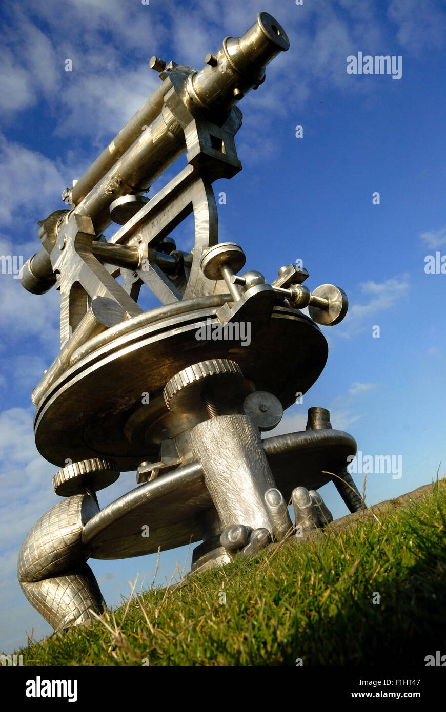 Terris Novalis by Tony Cragg, Consett, County Durham Stock Photo - Alamy