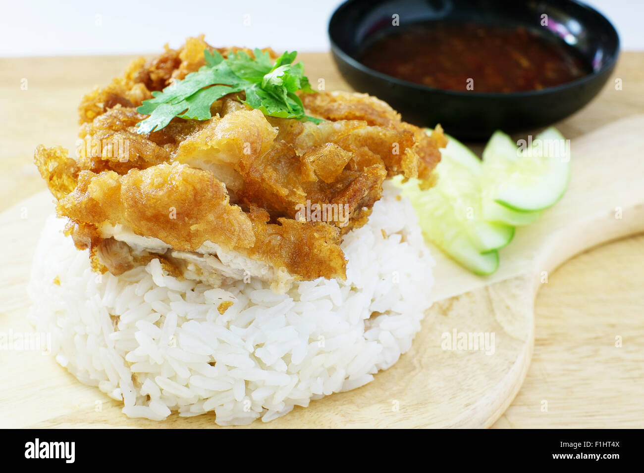 Fried rice on black hi-res stock photography and images - Alamy