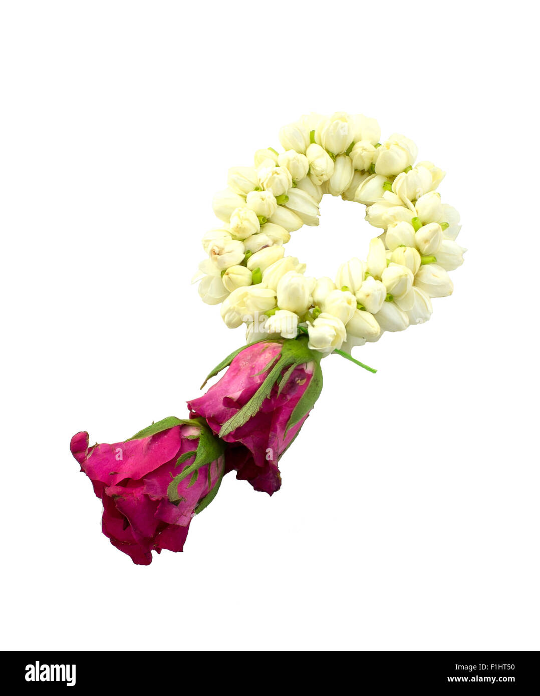 Jasmine flower garland hi-res stock photography and images - Alamy