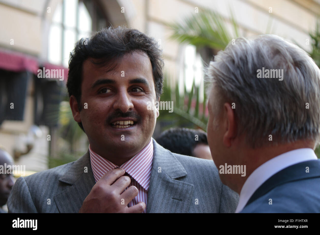 Katar emir hamad bin khalifa al thani hi-res stock photography and ...