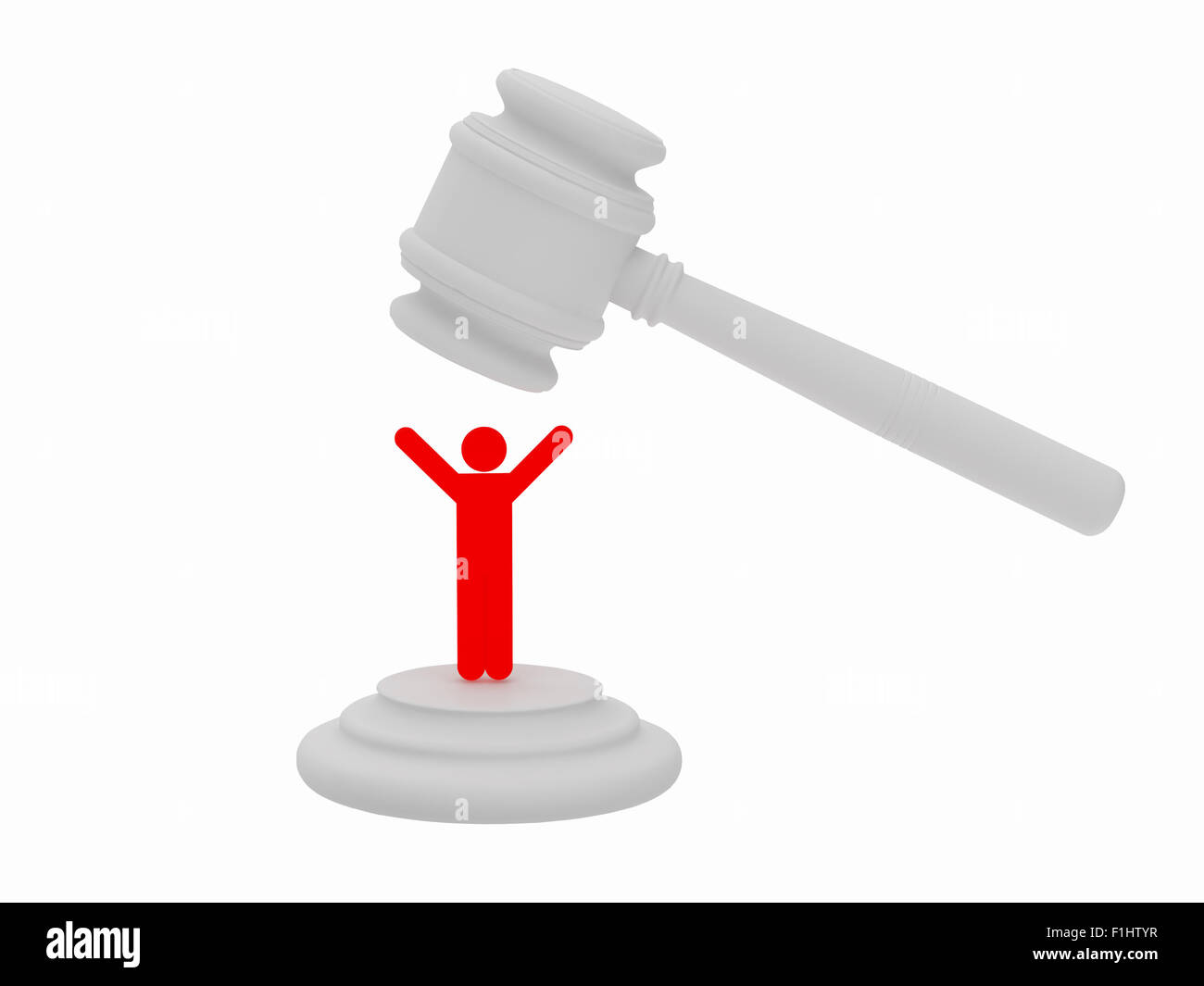 Anvil of the justice. 3d image isolated on white background Stock Photo ...