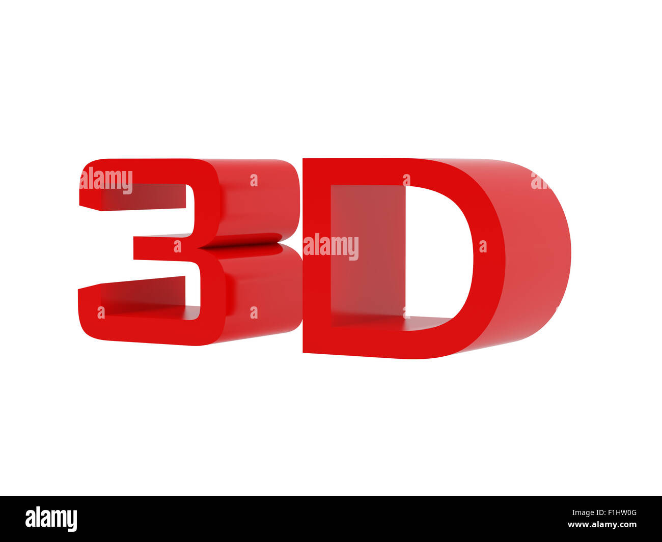 symbol 3d tv. 3d rendered illustration isolated on white background ...