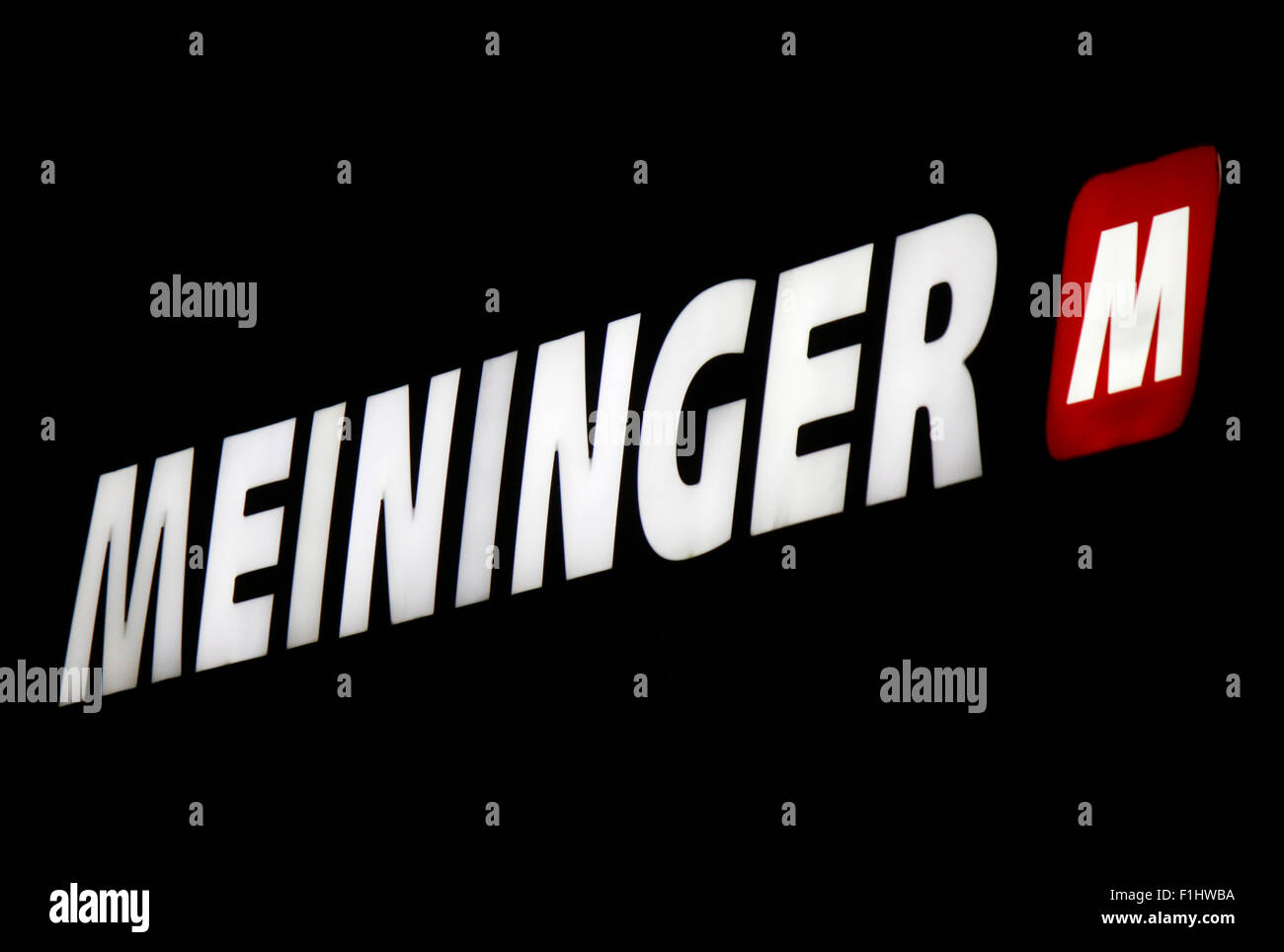 Meininger logo hi-res stock photography and images - Alamy