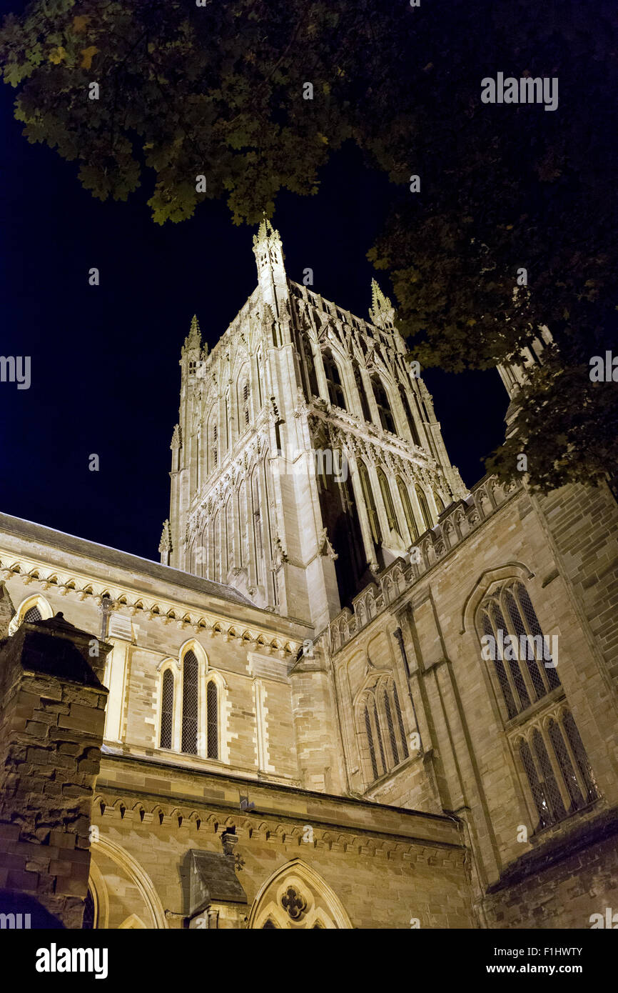 Worcester cathedral tower hi-res stock photography and images - Alamy