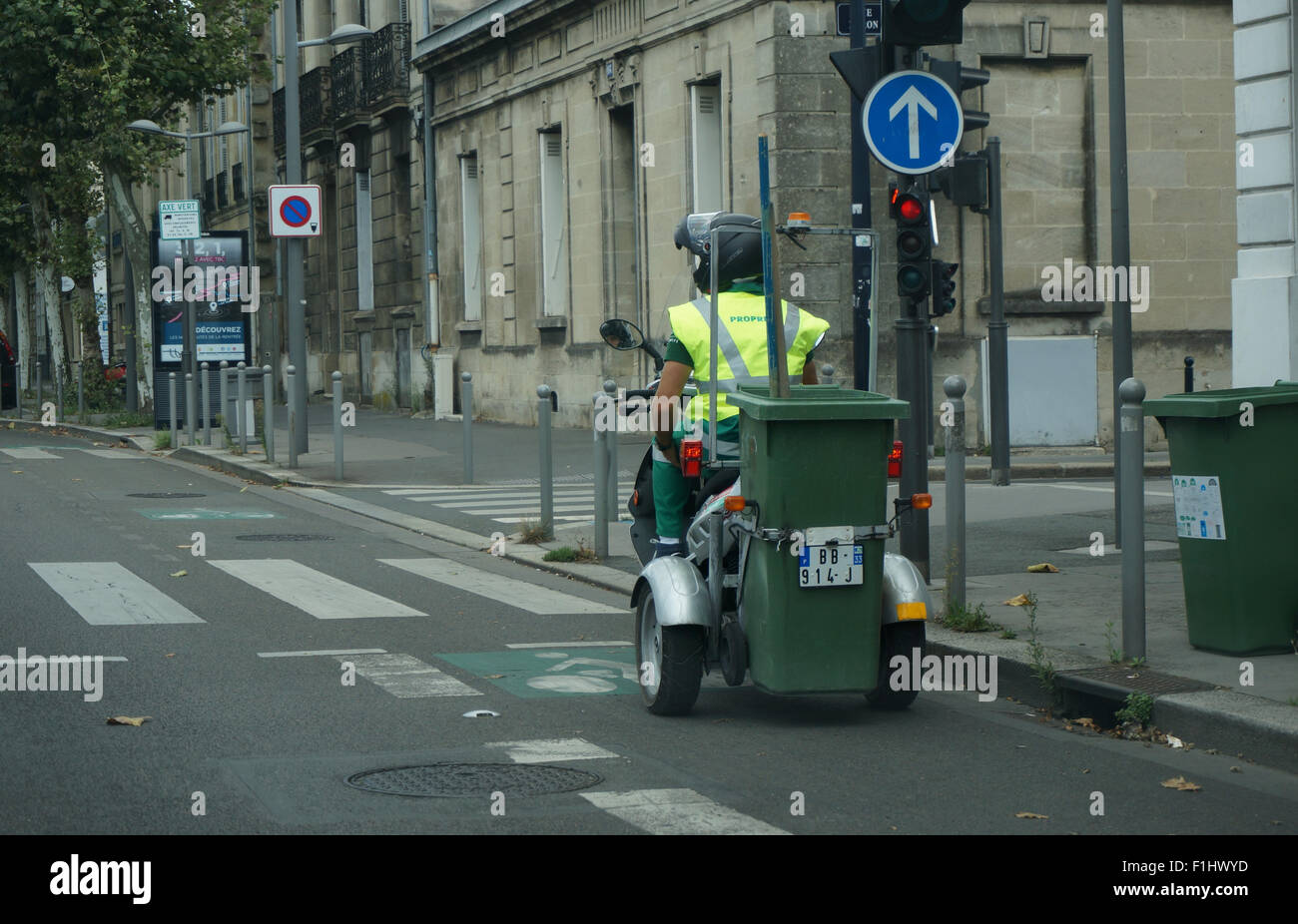 BORDEAUX, FRANCE, SEP 01,2015, New cleaning agent with motorized ...