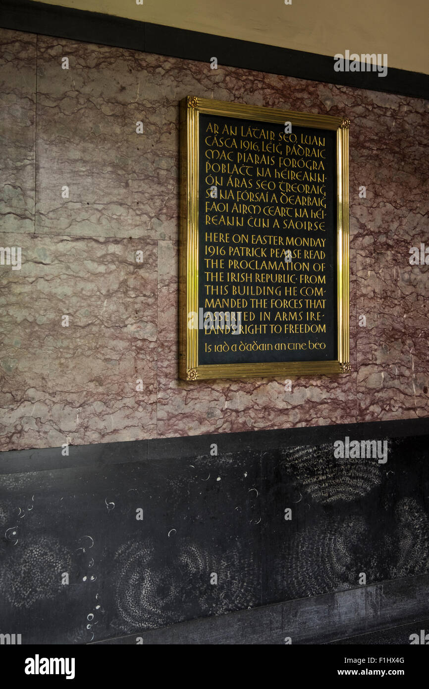 Plaque marking the reading of the proclamation to freedom read by ...