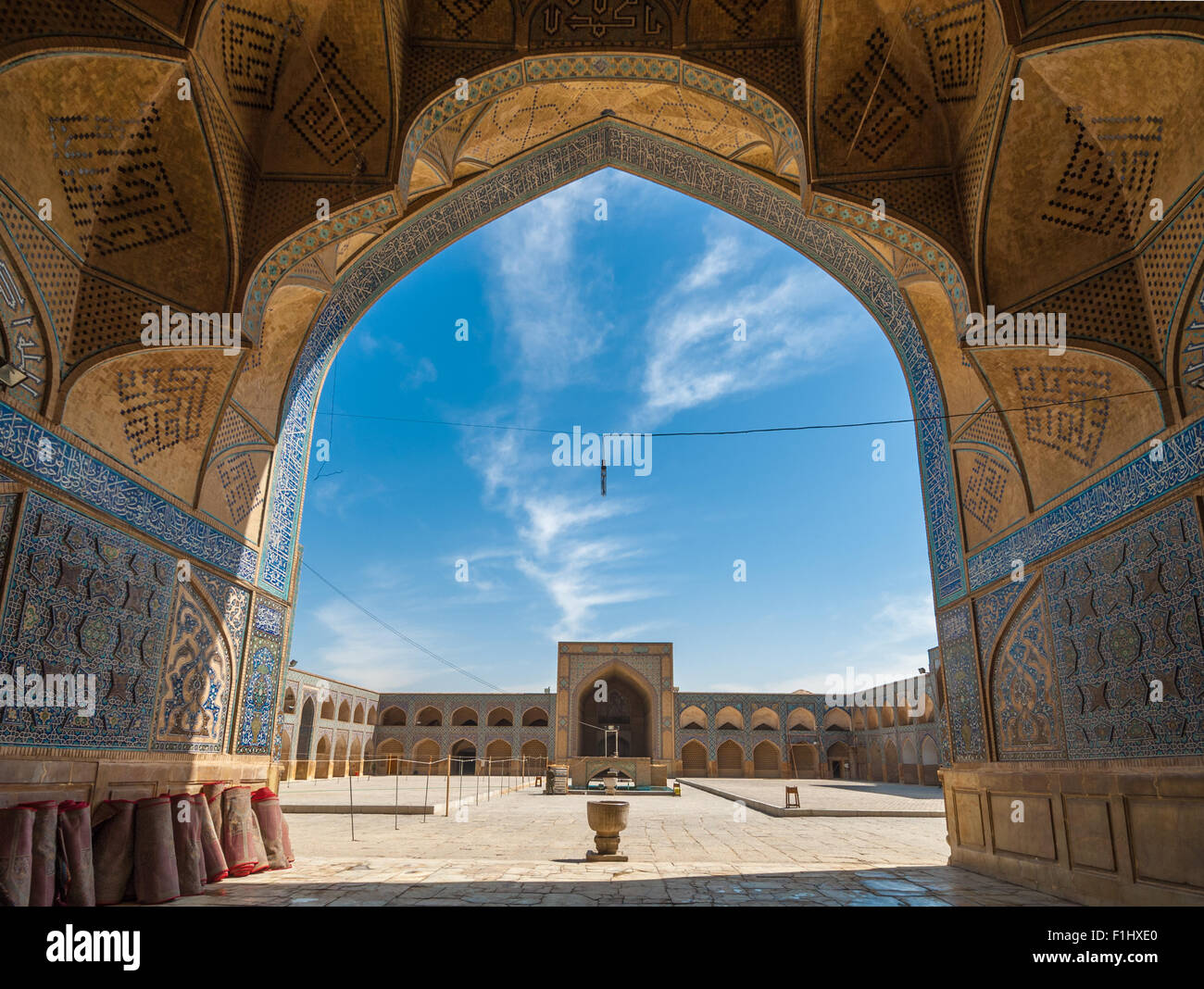 Jameh or Friday Mosque of Isfahan, Iran Stock Photo - Alamy