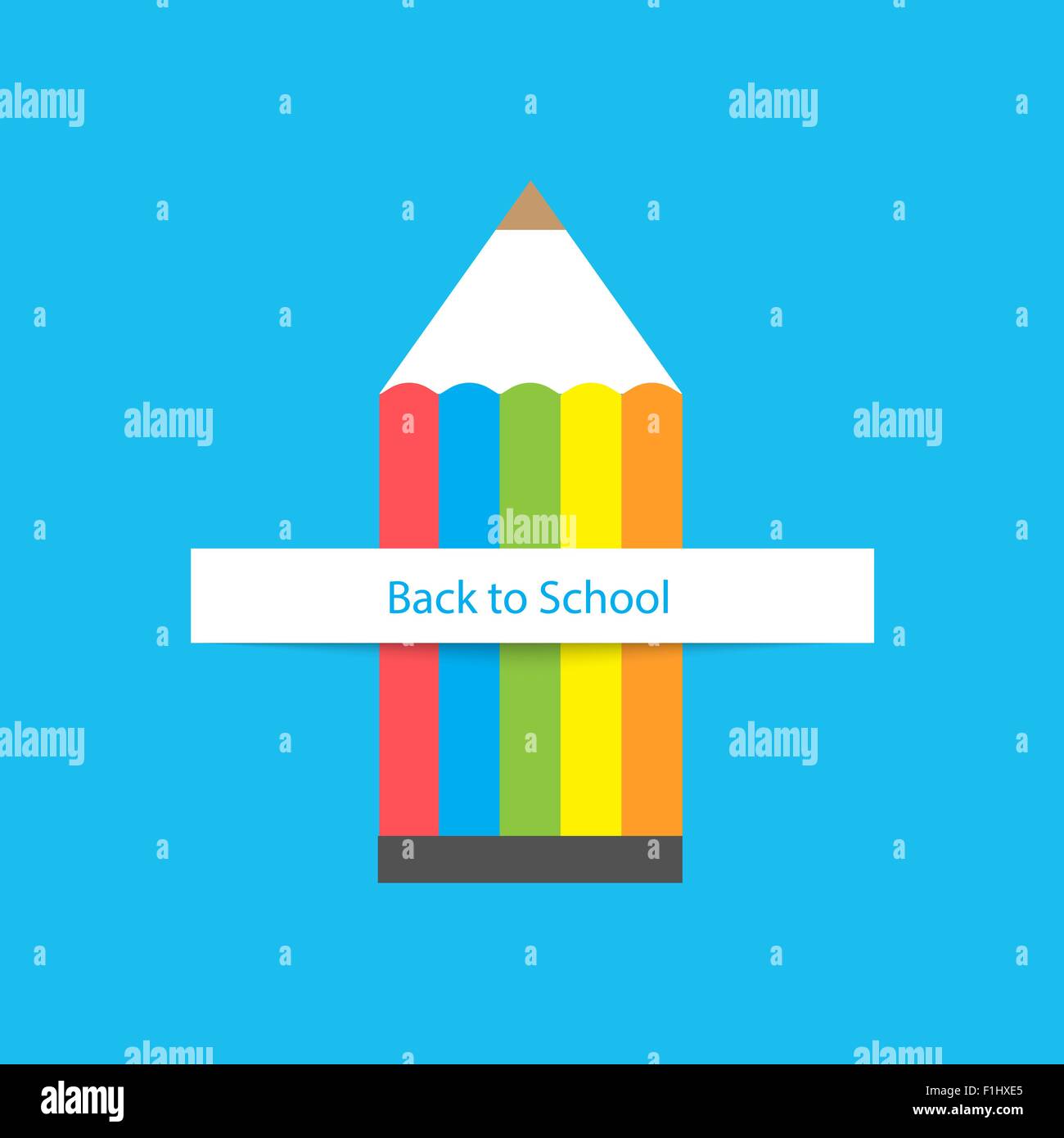 Colored Pencil. Vector illustration Stock Vector Image & Art - Alamy