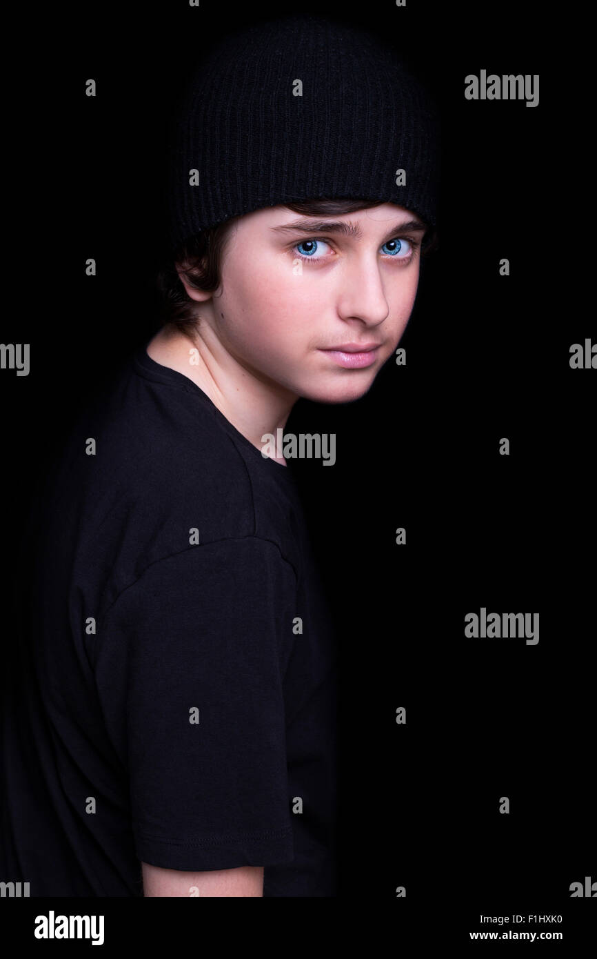 In a black cap hi-res stock photography and images - Alamy
