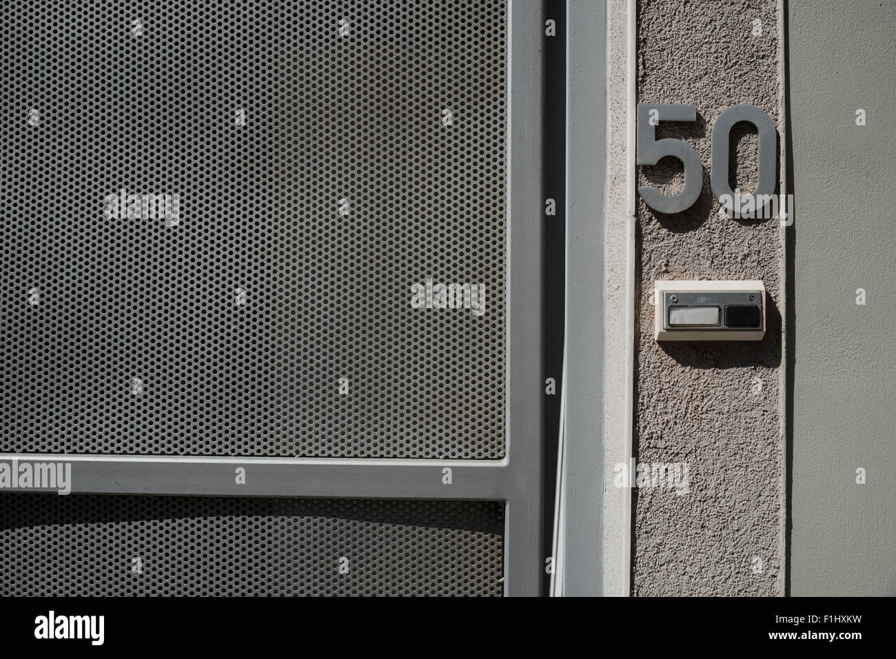 Door, doorbell and house number detail in Bruges Stock Photo - Alamy