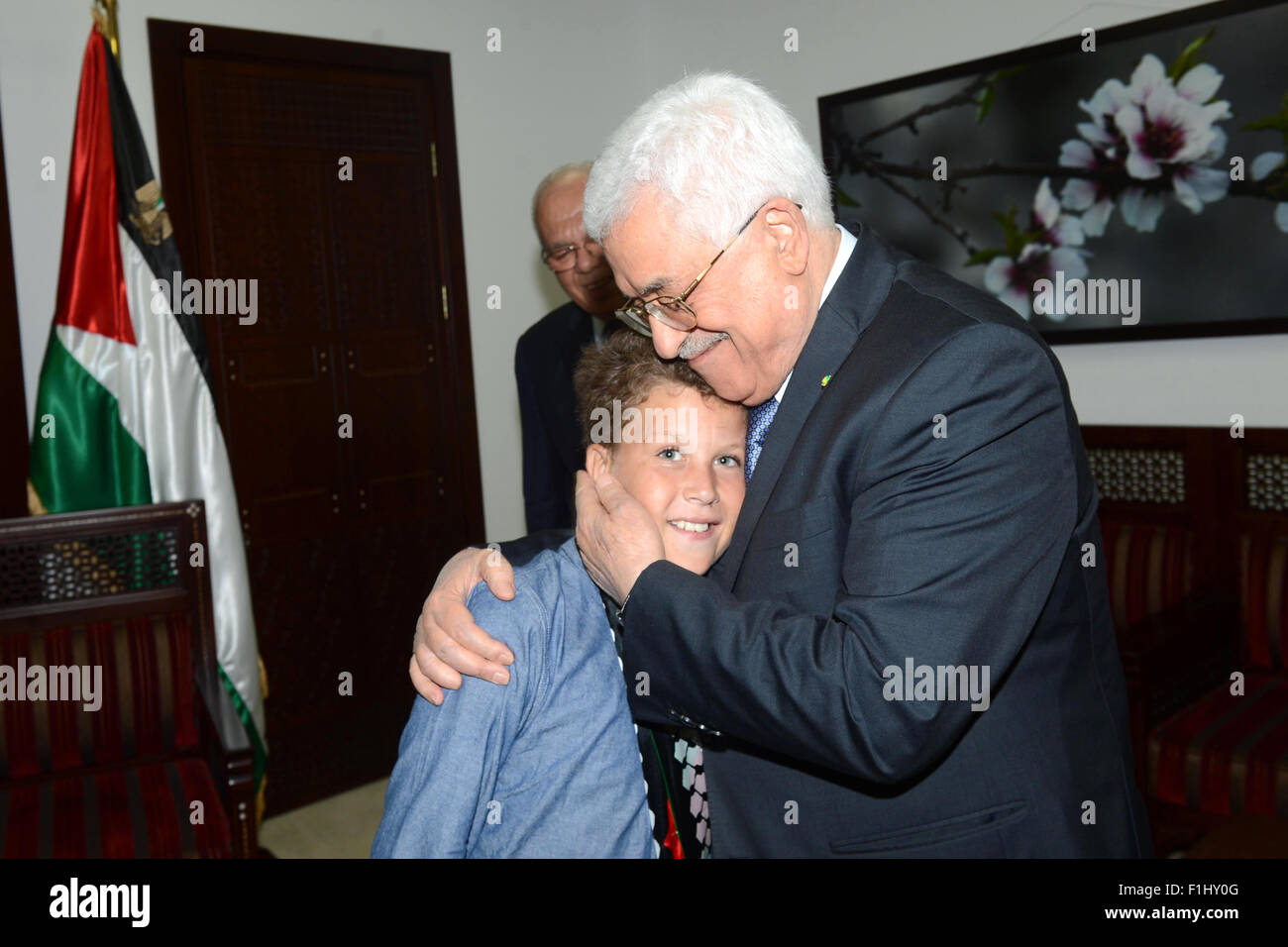 Ramallah, West Bank, Palestinian Territory. 2nd Sep, 2015. Palestinian ...