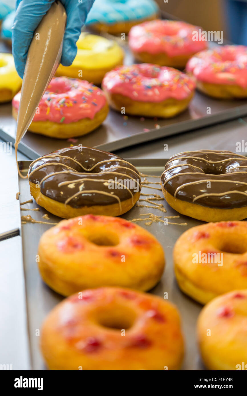 Glazed doughnuts hi-res stock photography and images - Alamy