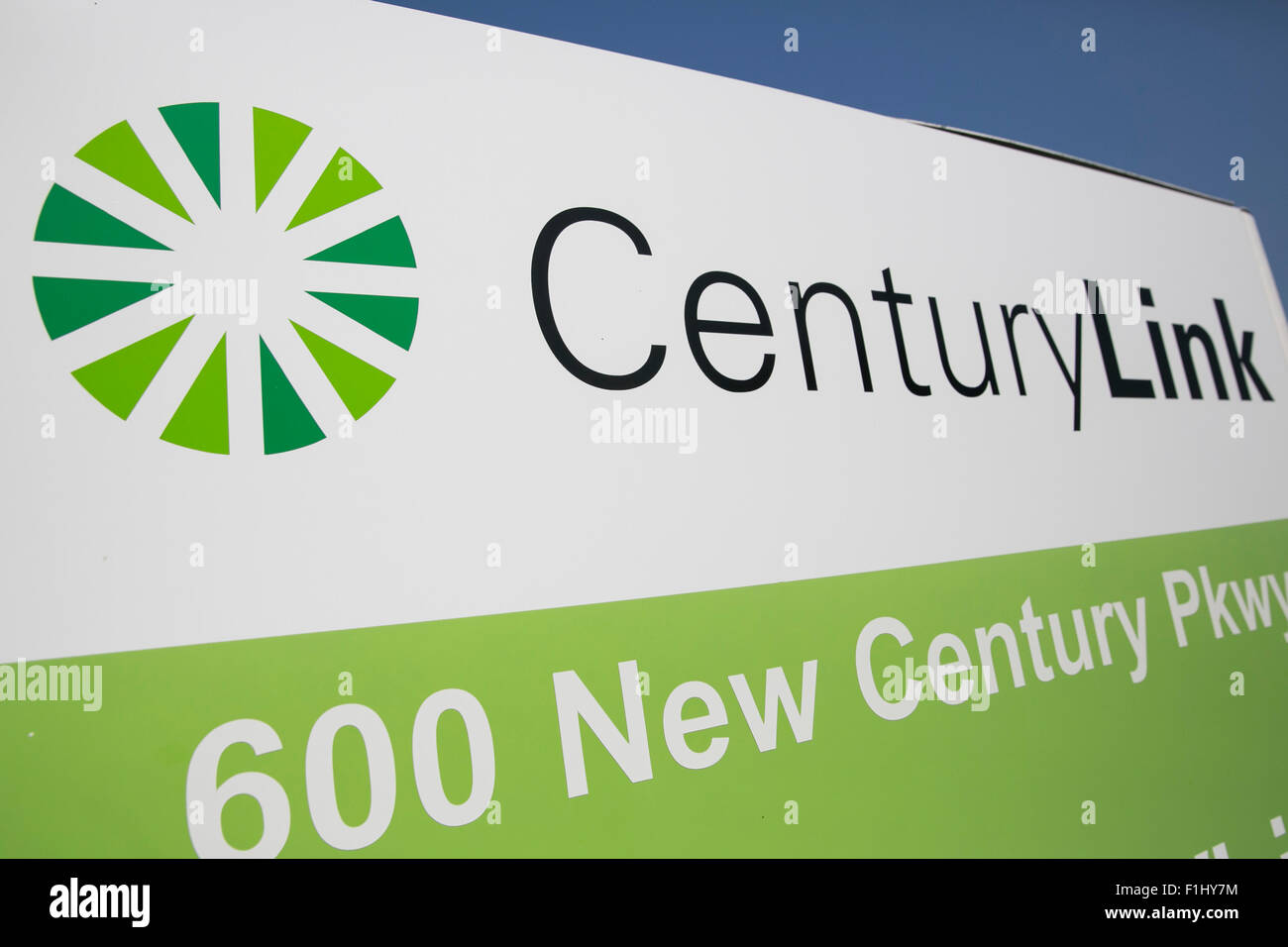 A logo sign outside of a facility occupied by CenturyLink, Inc., in New ...