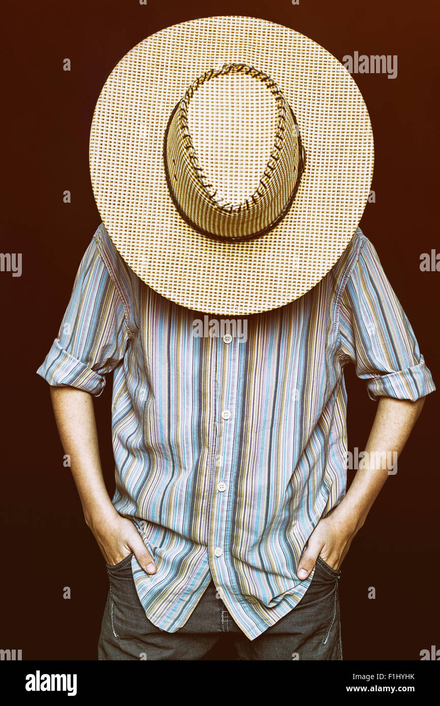 Behind the hat hi-res stock photography and images - Alamy