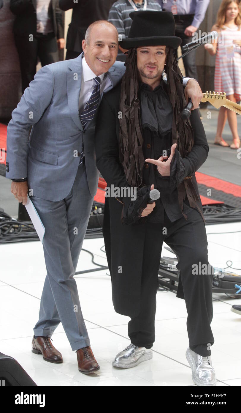 Boy George performs live on NBC Networks 'Today' show Featuring: Boy ...