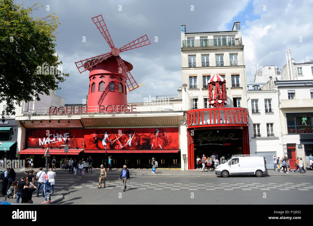 The Moulin Rouge in Paris Stock Photo - Alamy