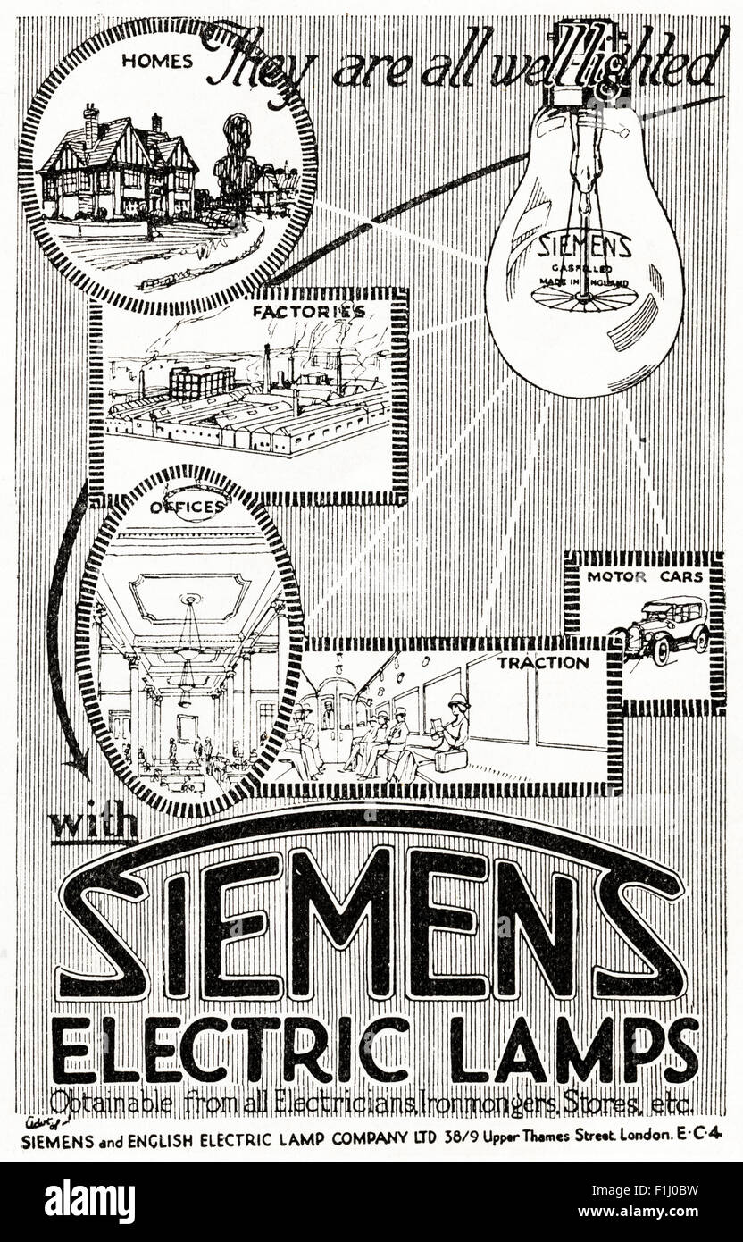 1920s lamp hi-res stock photography and images - Alamy