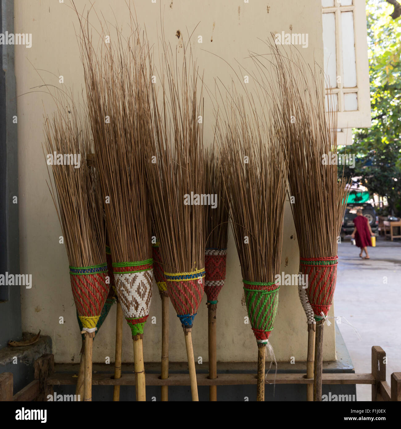 Straw Brooms High Resolution Stock Photography and Images - Alamy