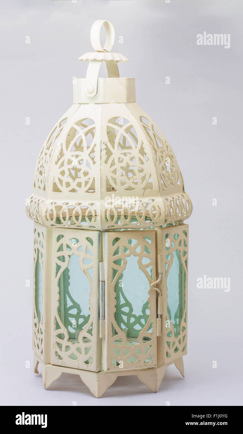 white lamp on a isolated of background Stock Photo - Alamy