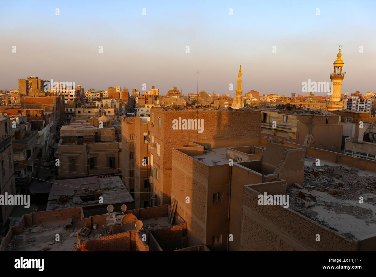 Rooftops of Beni Suef Stock Photo - Alamy